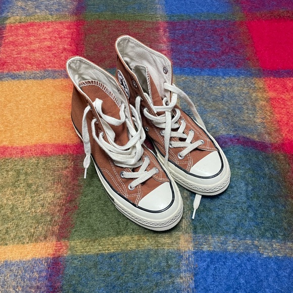 Converse | Shoes | Converse Chuck 7s Burnt Orange Hightop Sneakers ...